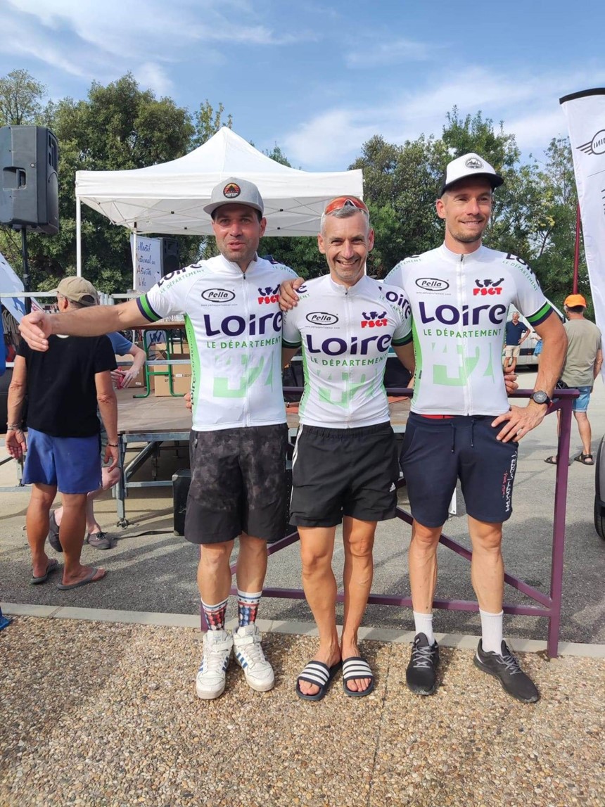 Jean Michel SIBILLE champion de France de CLM par équipe avec le comité ...